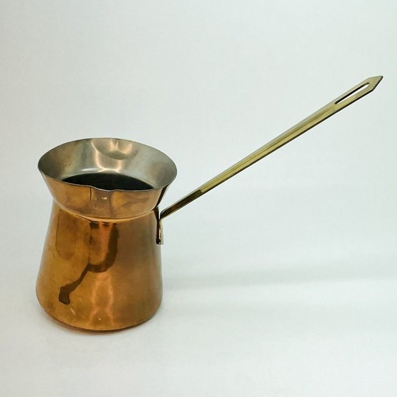Kitchen | Vintage Handmade Solid Copper Coffee Pot Stovetop Turkish ...